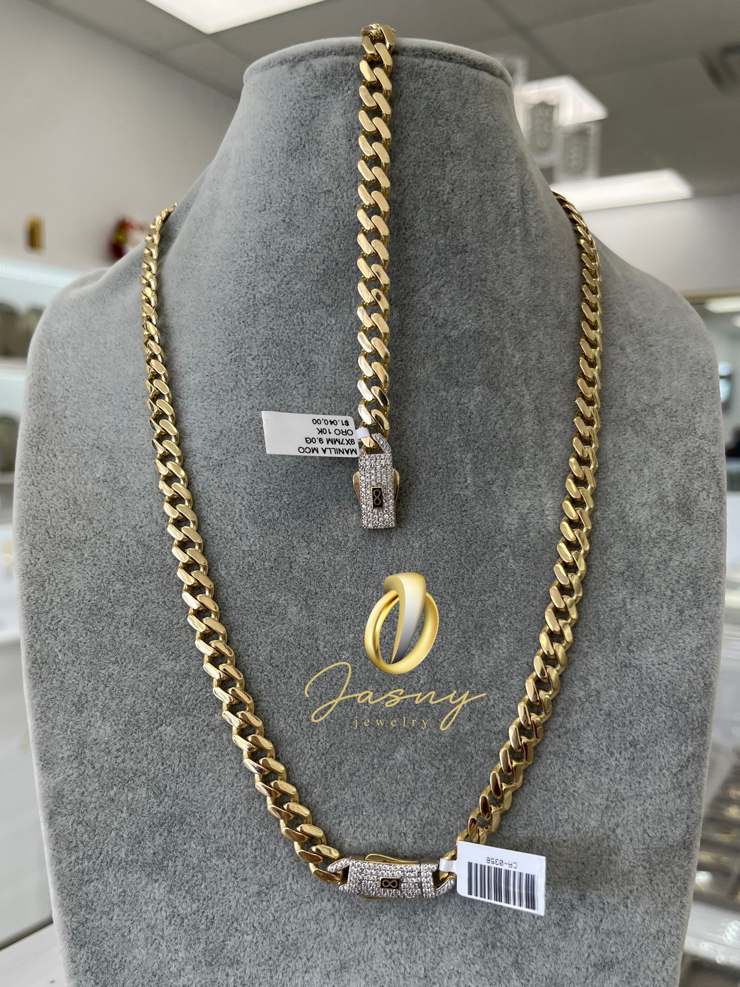 Set Mónaco Oro 10k Cadena + Manilla – Jasny Jewelry