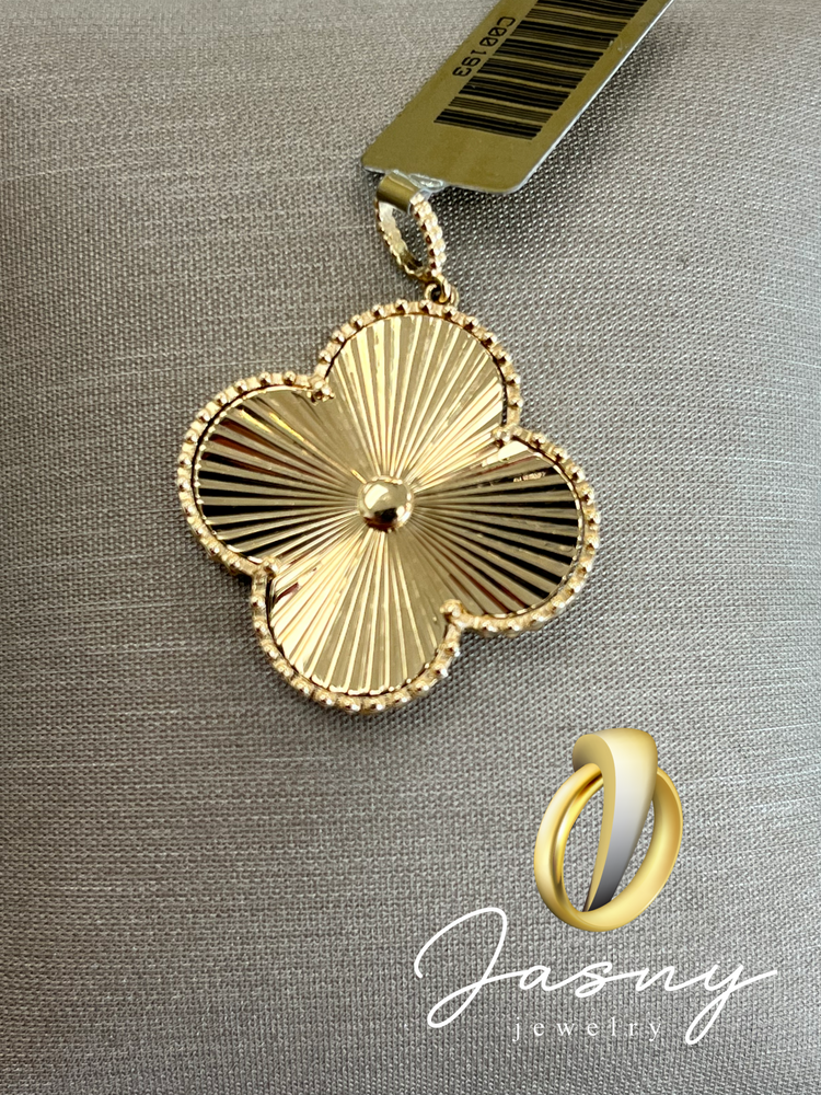 🍀DIJE TRÉBOL ORO 14K🌟 – Jasny Jewelry